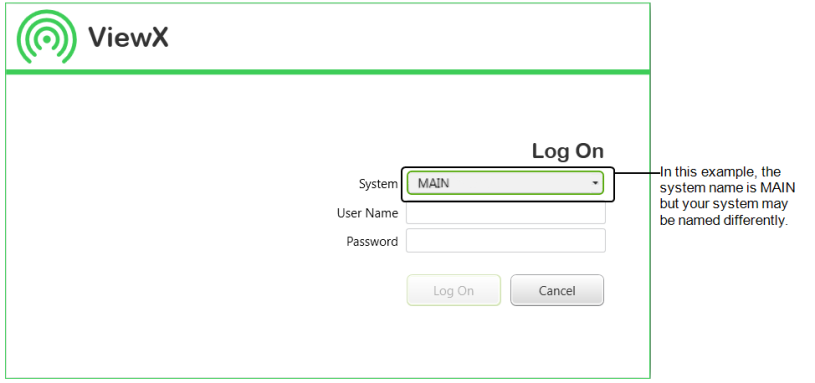 Geo Scada Expert Tutorial Log On To Your System Using The Viewx Interface